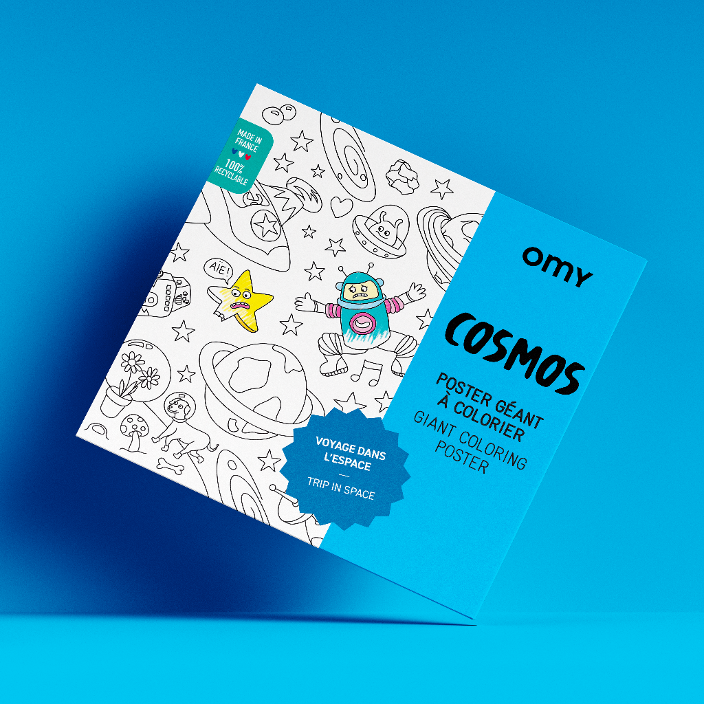 Cosmos Giant Coloring Poster | Official Site Omy Maison Pro US